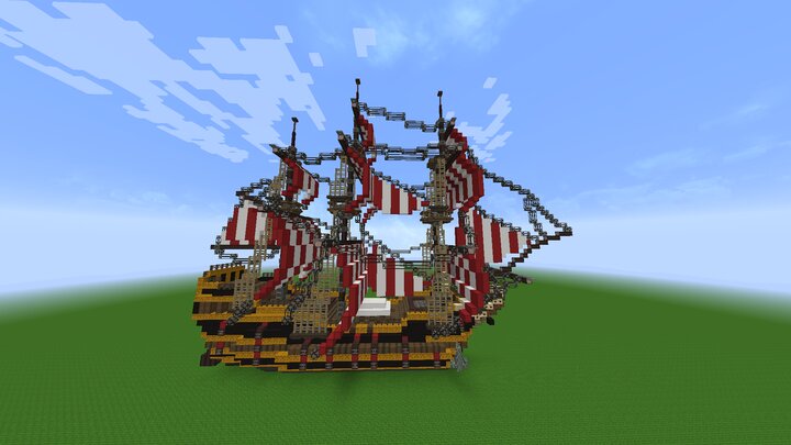 Minecraft Frigate Ship +Download Minecraft Map