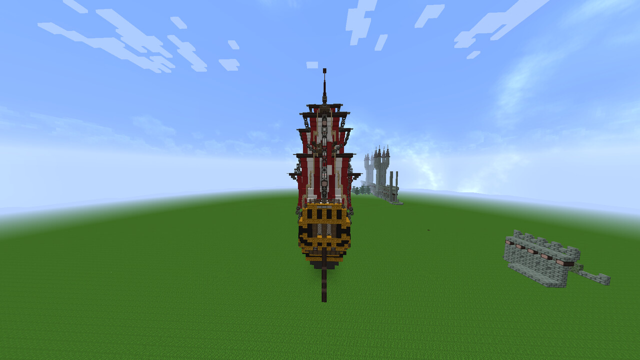 Minecraft Frigate Ship +Download Minecraft Map
