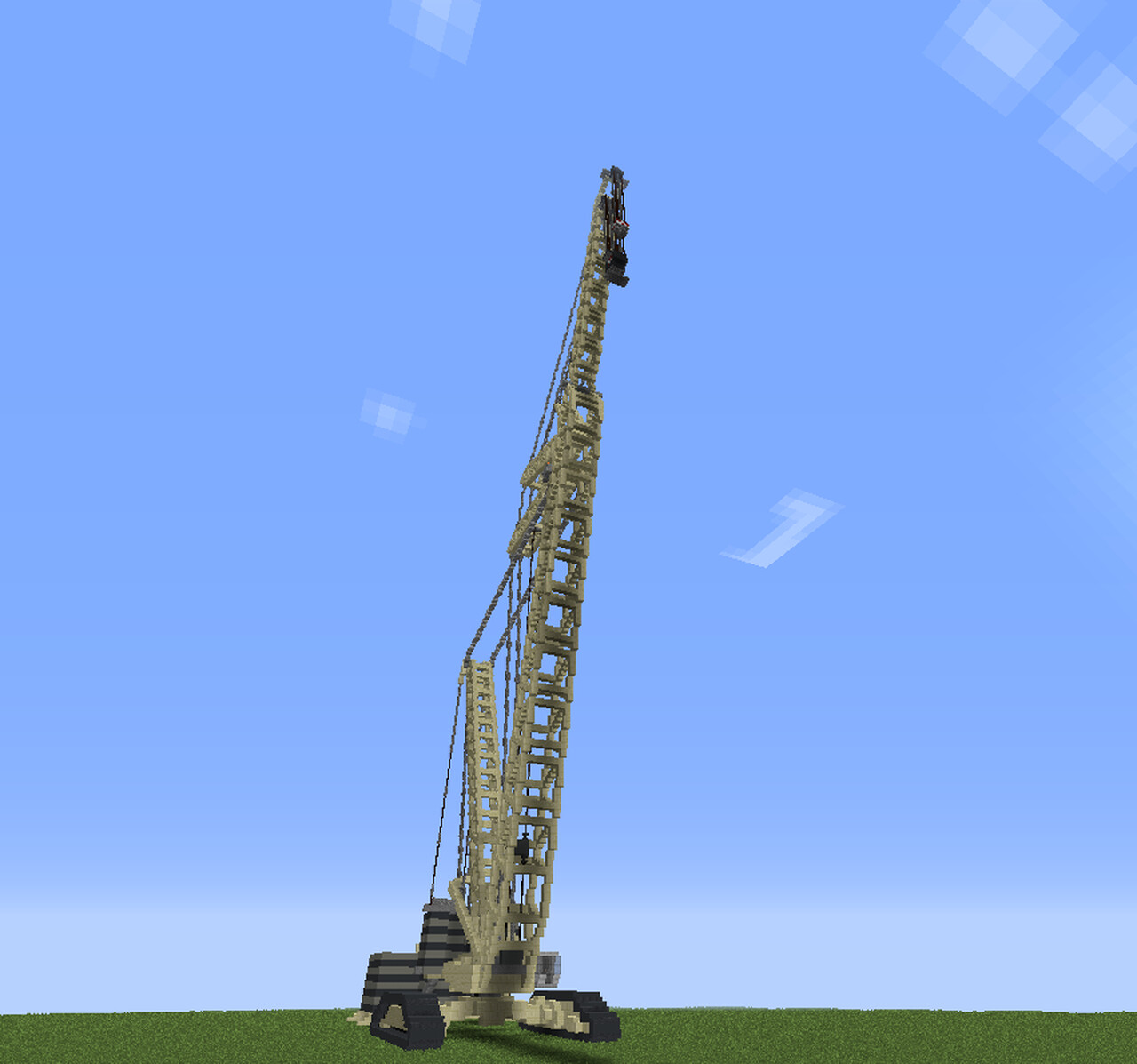 Huge crawler crane Minecraft Map