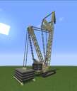 Huge crawler crane Minecraft Map