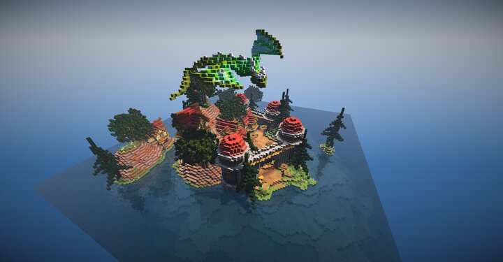 Lobby Pack 4x Lobby (Seasons: Spring, Summer, Autumn, Christmas) [VIEW ONLY] Minecraft Map