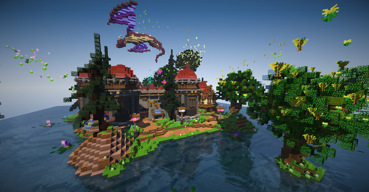 Lobby Pack 4x Lobby (Seasons: Spring, Summer, Autumn, Christmas) [VIEW ONLY] Minecraft Map
