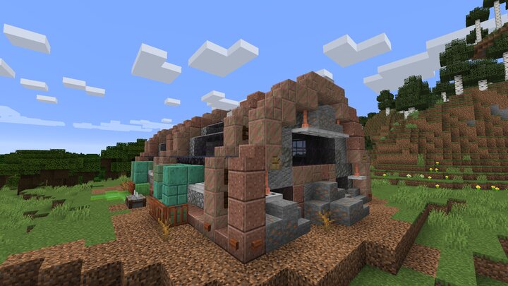 1.17 Above Ground Bunker Base!!! Minecraft Map