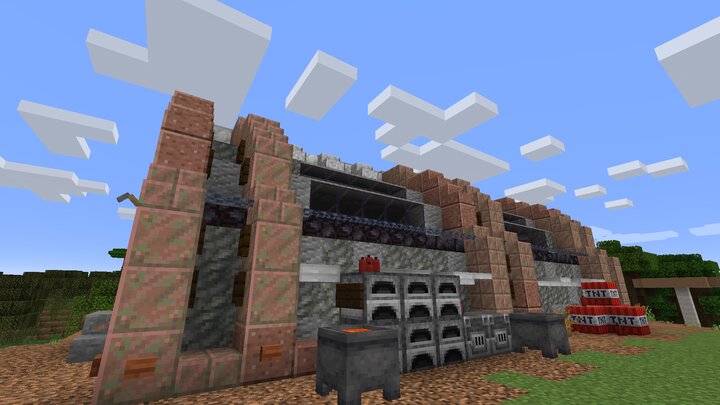 1.17 Above Ground Bunker Base!!! Minecraft Map