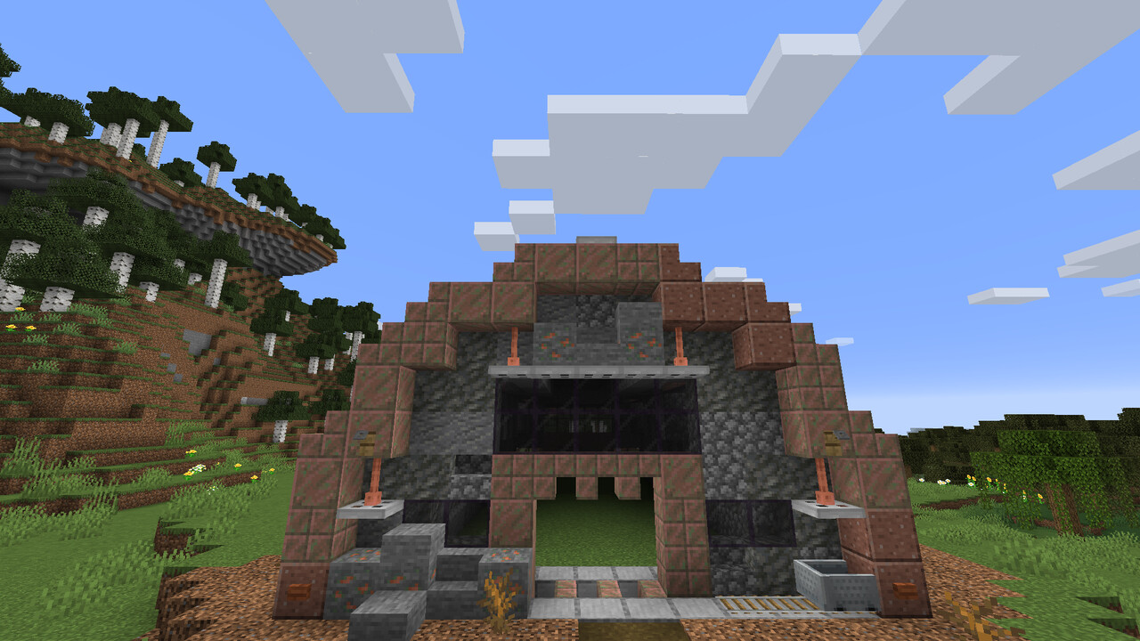 1.17 Above Ground Bunker Base!!! Minecraft Map