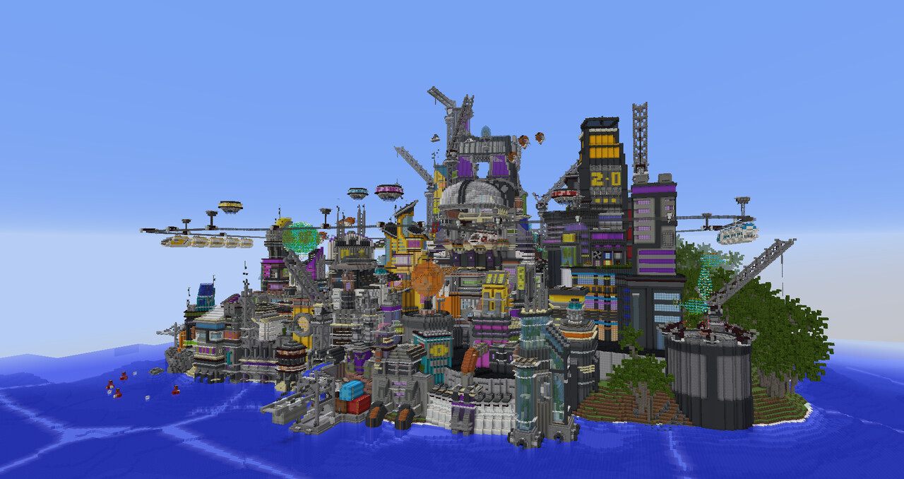 Hive City Minecraft Map