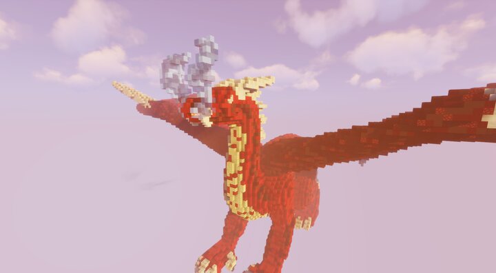 [Build] I'm a Dragon !! Minecraft Map