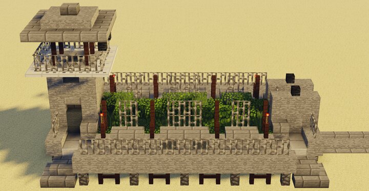 Jurassic Park 1993 Raptor Pen Minecraft Map