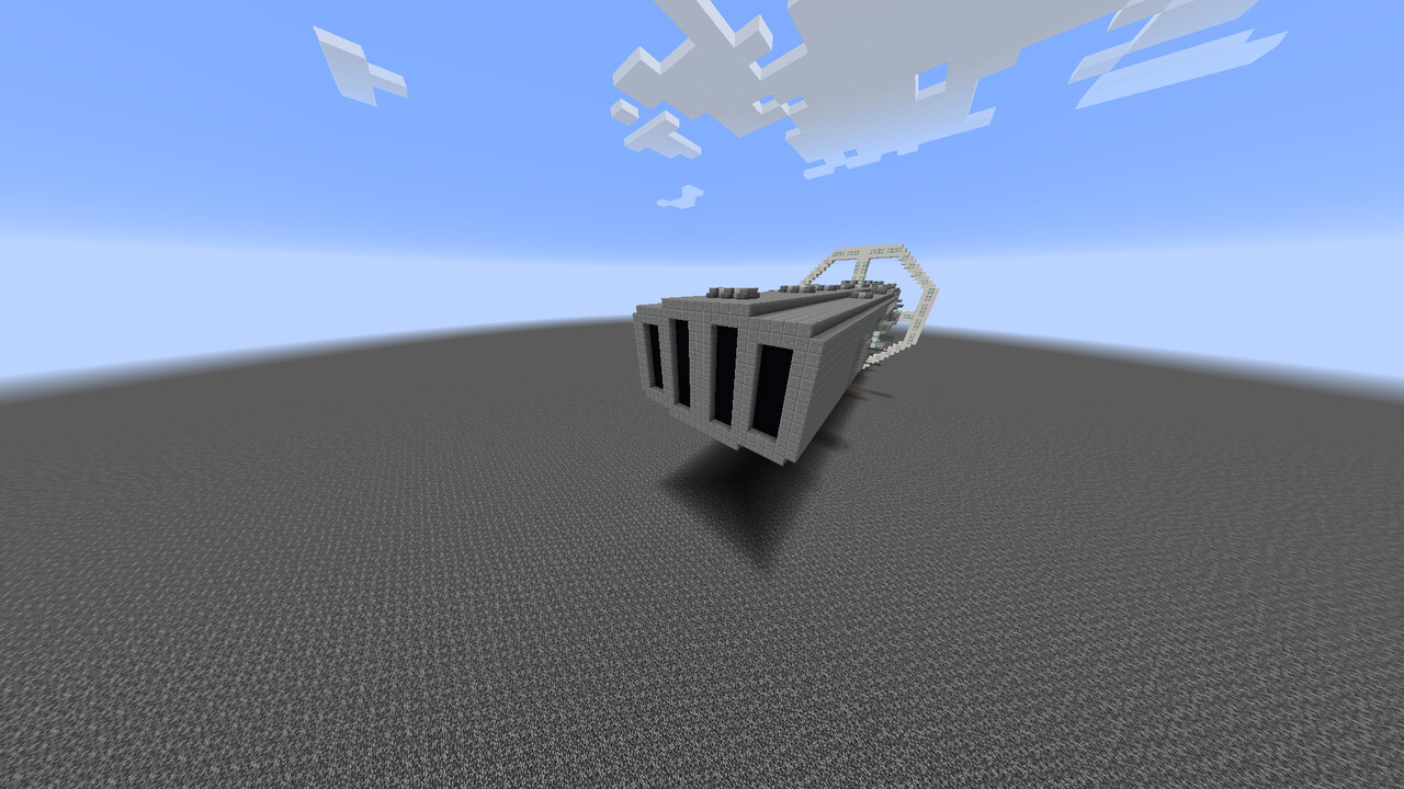 Paris-class Artillery Cruiser Minecraft Map