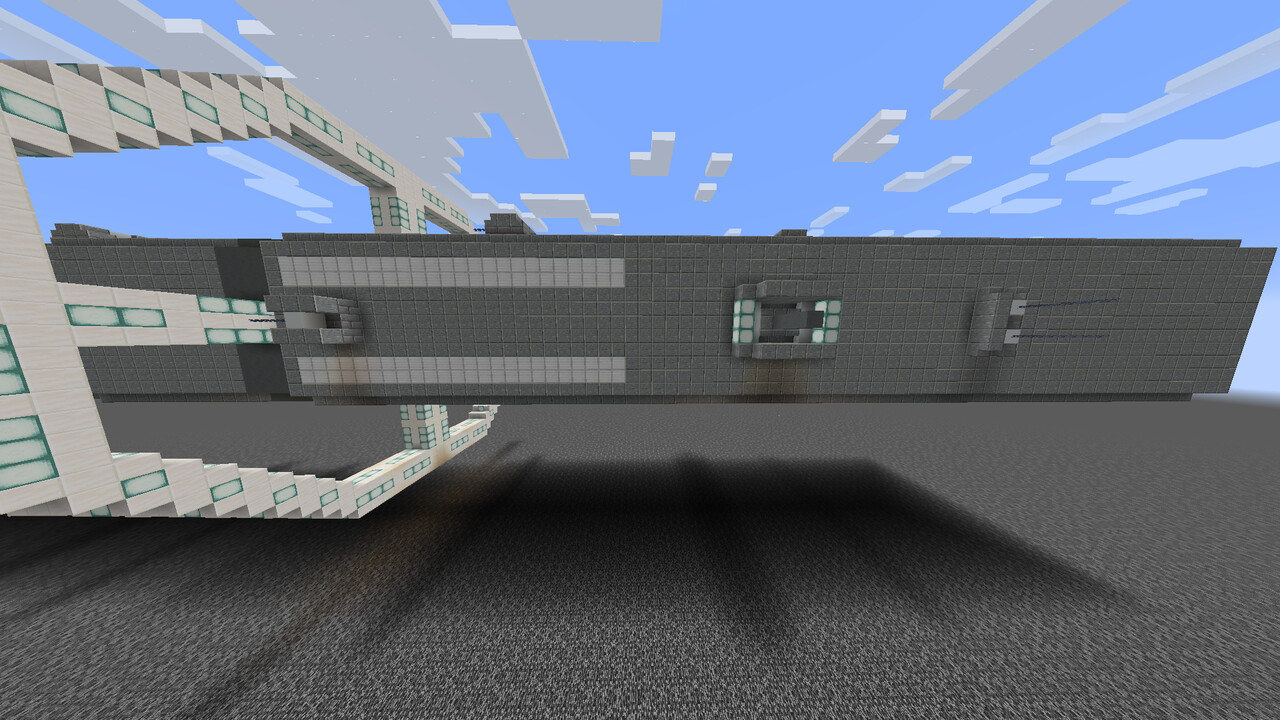 Paris-class Artillery Cruiser Minecraft Map