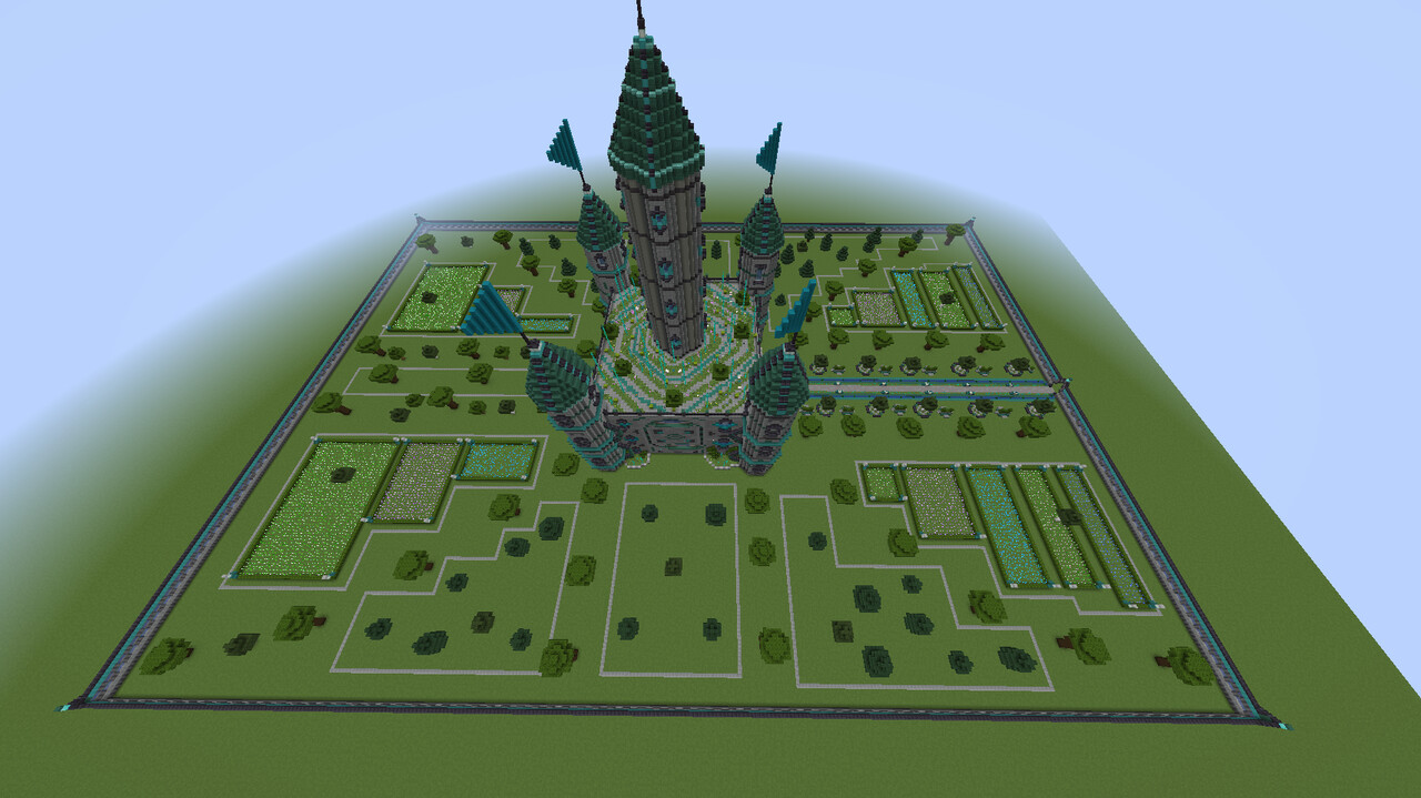 Cyan Castle Minecraft Map