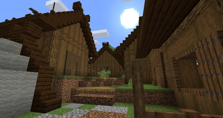 Norwegian Viking Village Minecraft Map