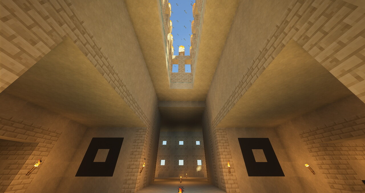 The Burning Desert - Bulky building Minecraft Map