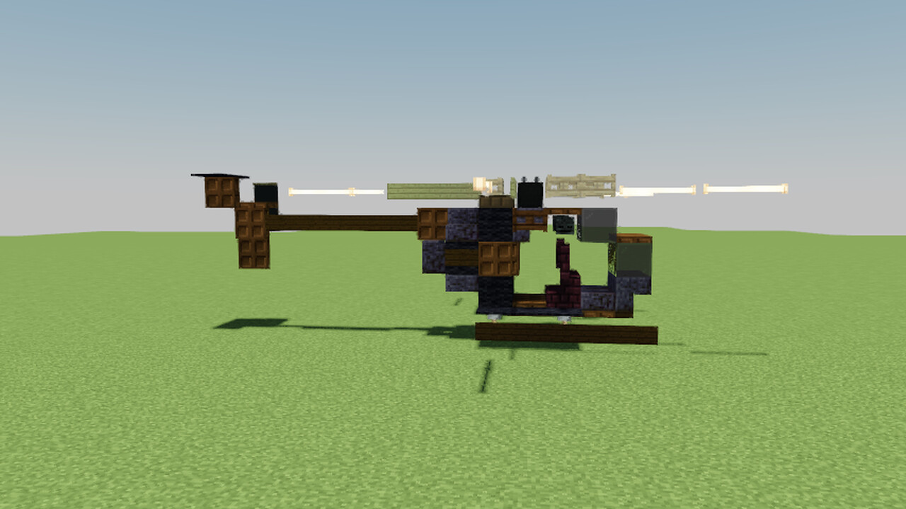 MH-6 Little Bird - Light Utility Helicopter Minecraft Map