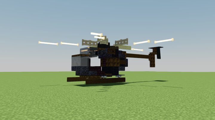 MH-6 Little Bird - Light Utility Helicopter Minecraft Map
