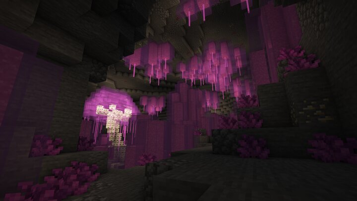 Mountains, caves and underground structures for you to explore ...