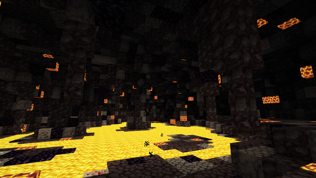 Mountains, caves and underground structures for you to explore ...