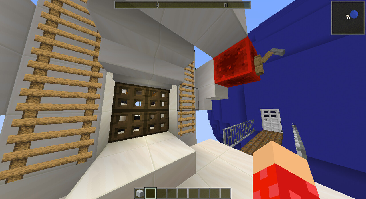 Space Shuttle 881 W/ Docking Port Minecraft Map