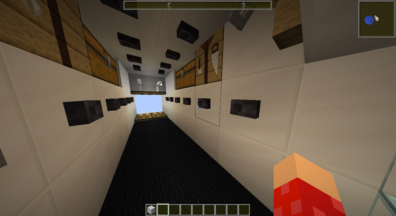 Space Shuttle 881 W/ Docking Port Minecraft Map