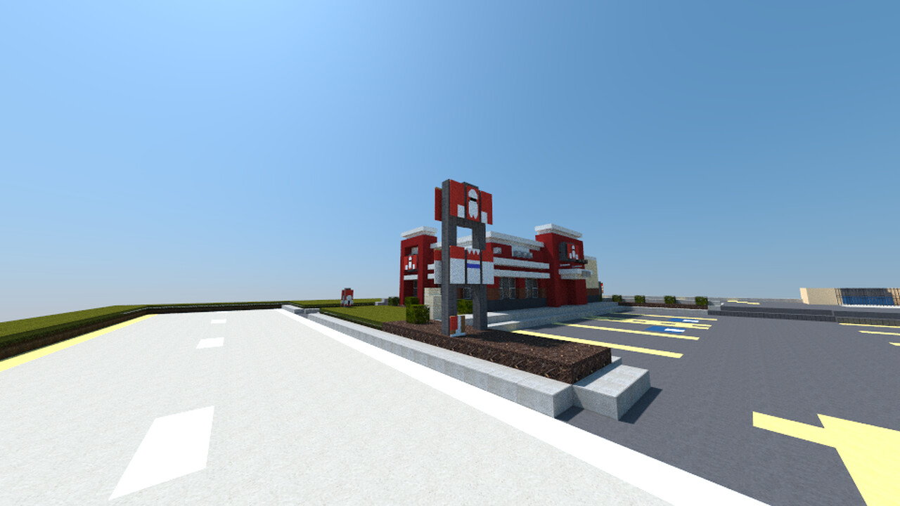 KFC, Kentucky Fried Chicken [With Interior, and download] Minecraft Map