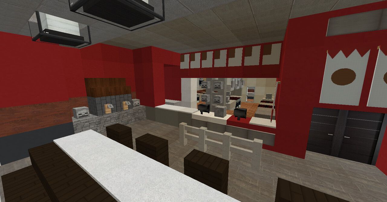 KFC, Kentucky Fried Chicken [With Interior, and download] Minecraft Map
