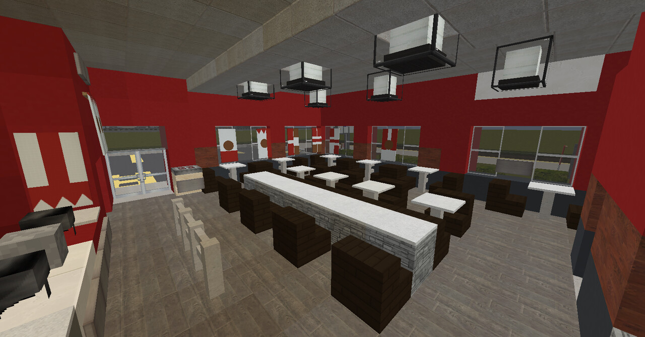 KFC, Kentucky Fried Chicken [With Interior, and download] Minecraft Map