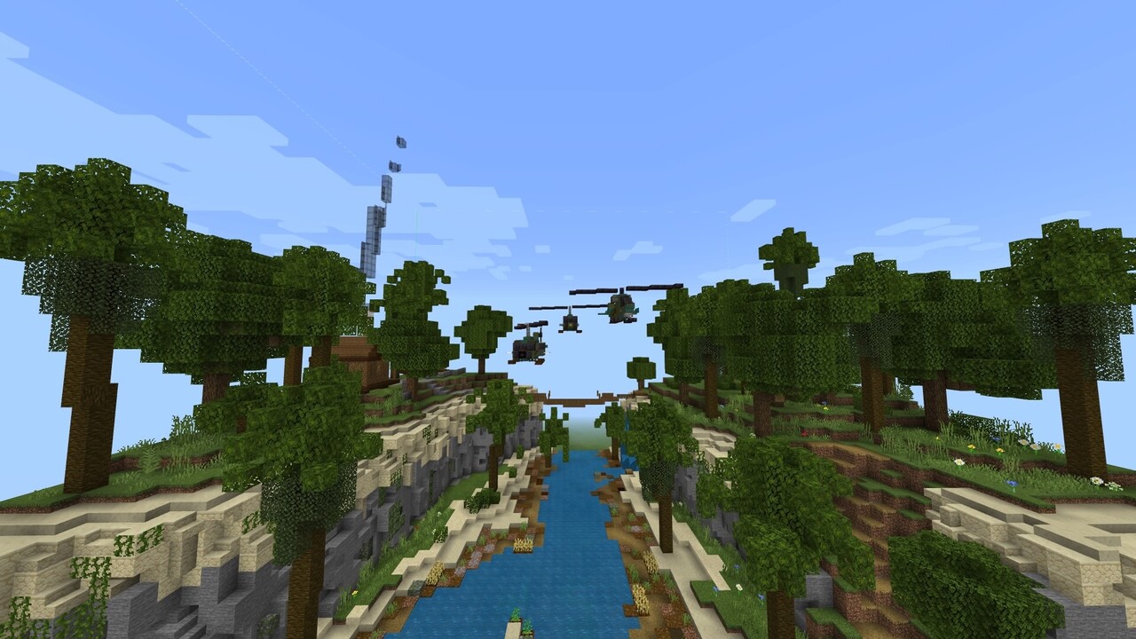 Vietnam War Diorama Minecraft Map