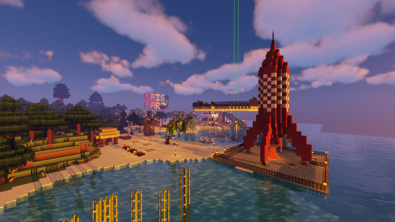 Prism beach Minecraft Map