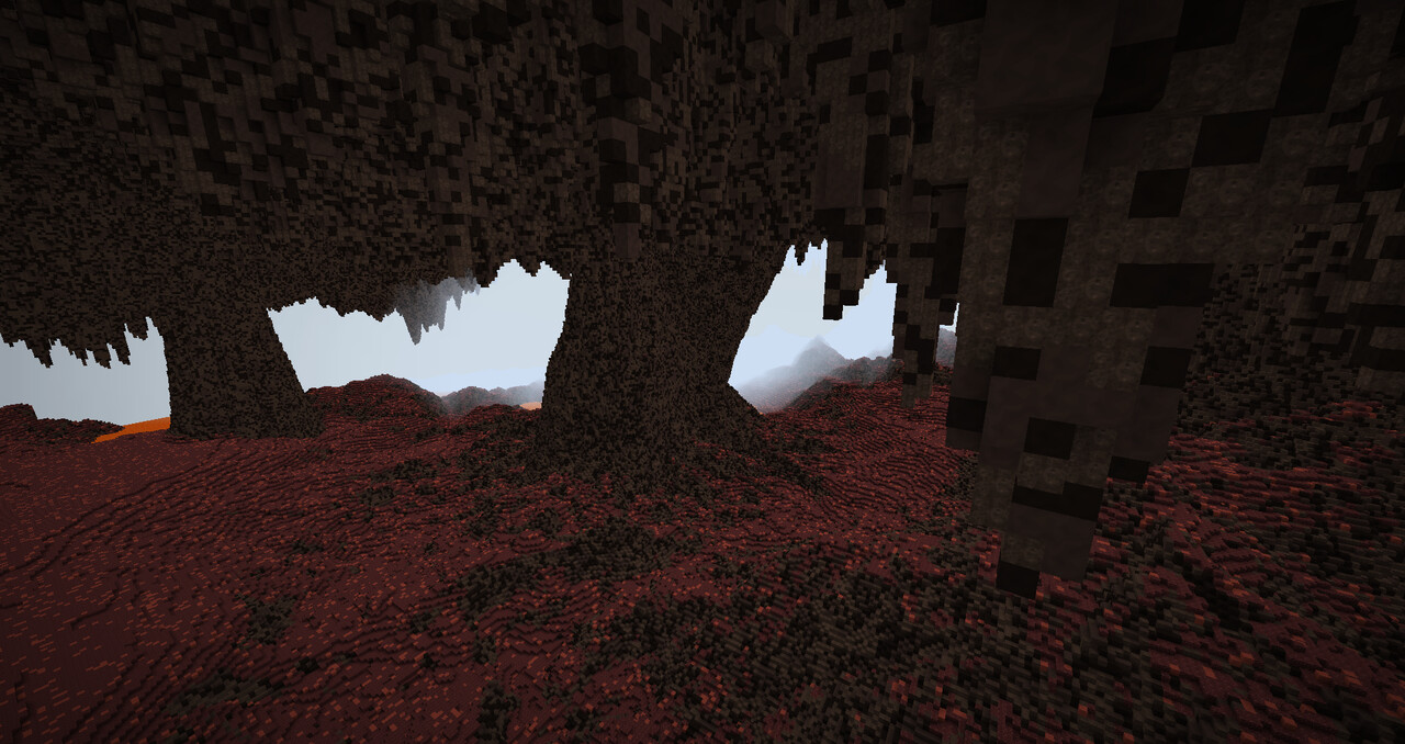 Large Nether Themed Cave (1024x1024) Minecraft Map