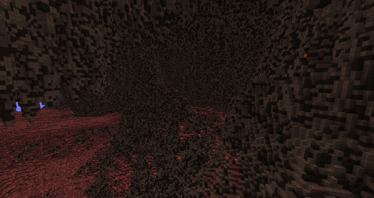 Large Nether Themed Cave (1024x1024) Minecraft Map