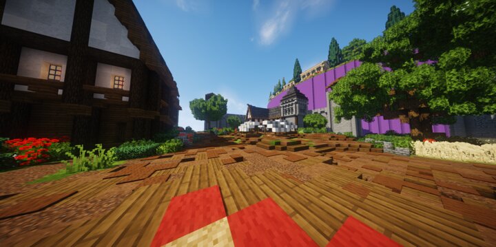 Small Castle KOTH Arena Minecraft Map