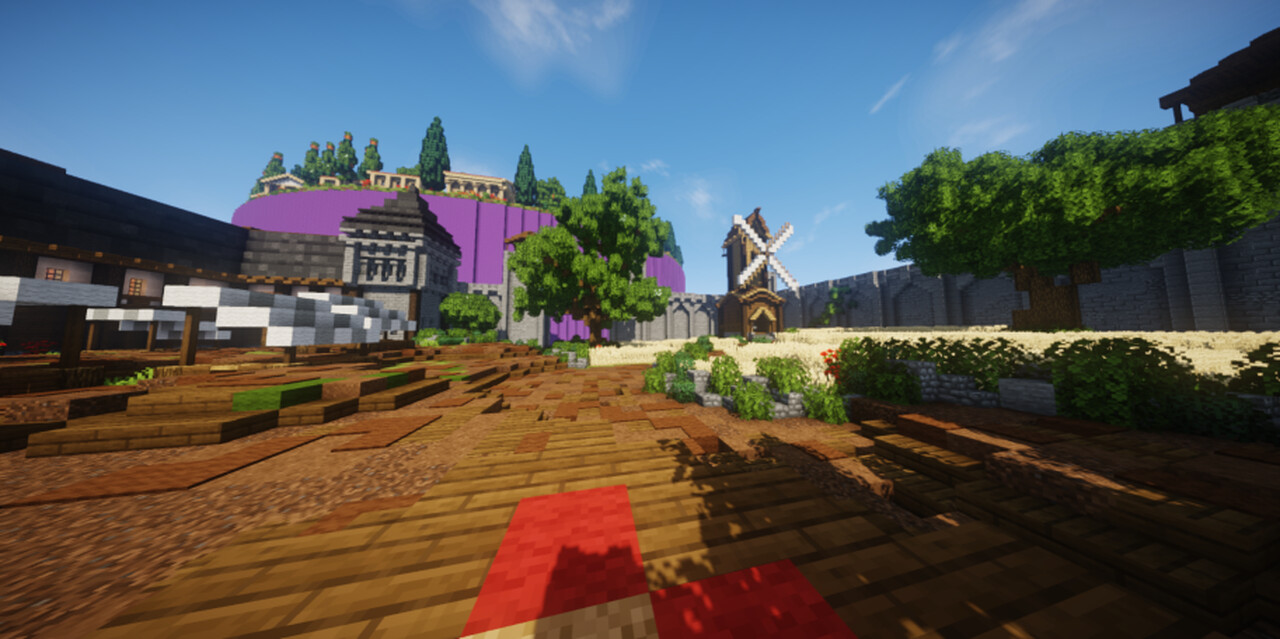 Small Castle KOTH Arena Minecraft Map