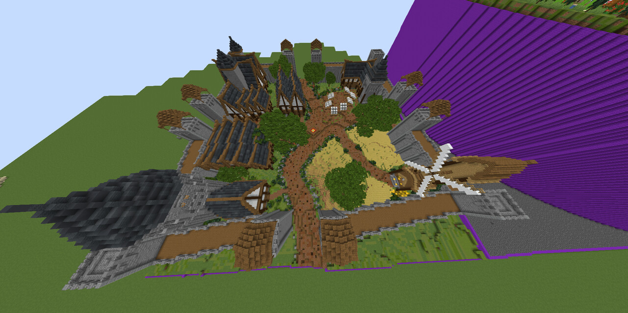 Small Castle KOTH Arena Minecraft Map