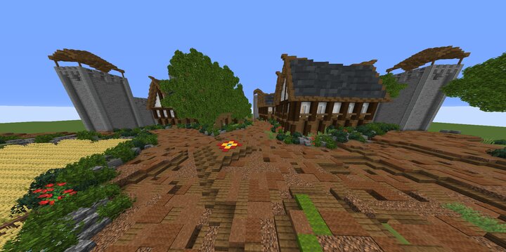 Small Castle KOTH Arena Minecraft Map
