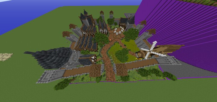 Small Castle KOTH Arena Minecraft Map