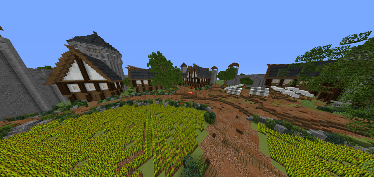 Small Castle KOTH Arena Minecraft Map