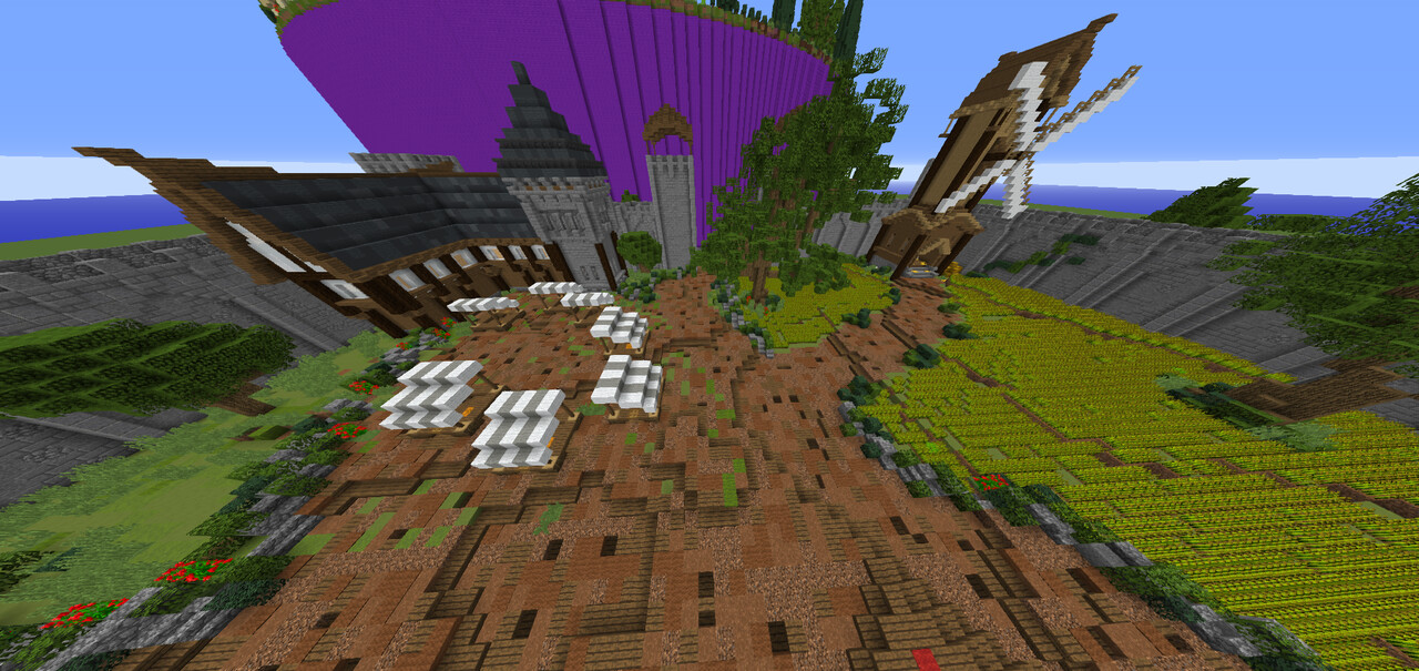 Small Castle KOTH Arena Minecraft Map