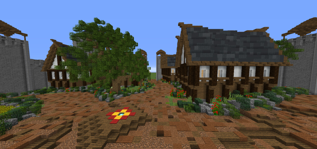 Small Castle KOTH Arena Minecraft Map