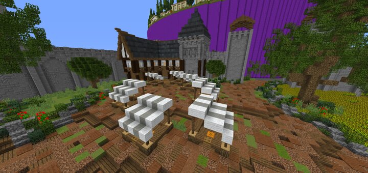 Small Castle KOTH Arena Minecraft Map