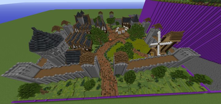 Small Castle KOTH Arena Minecraft Map