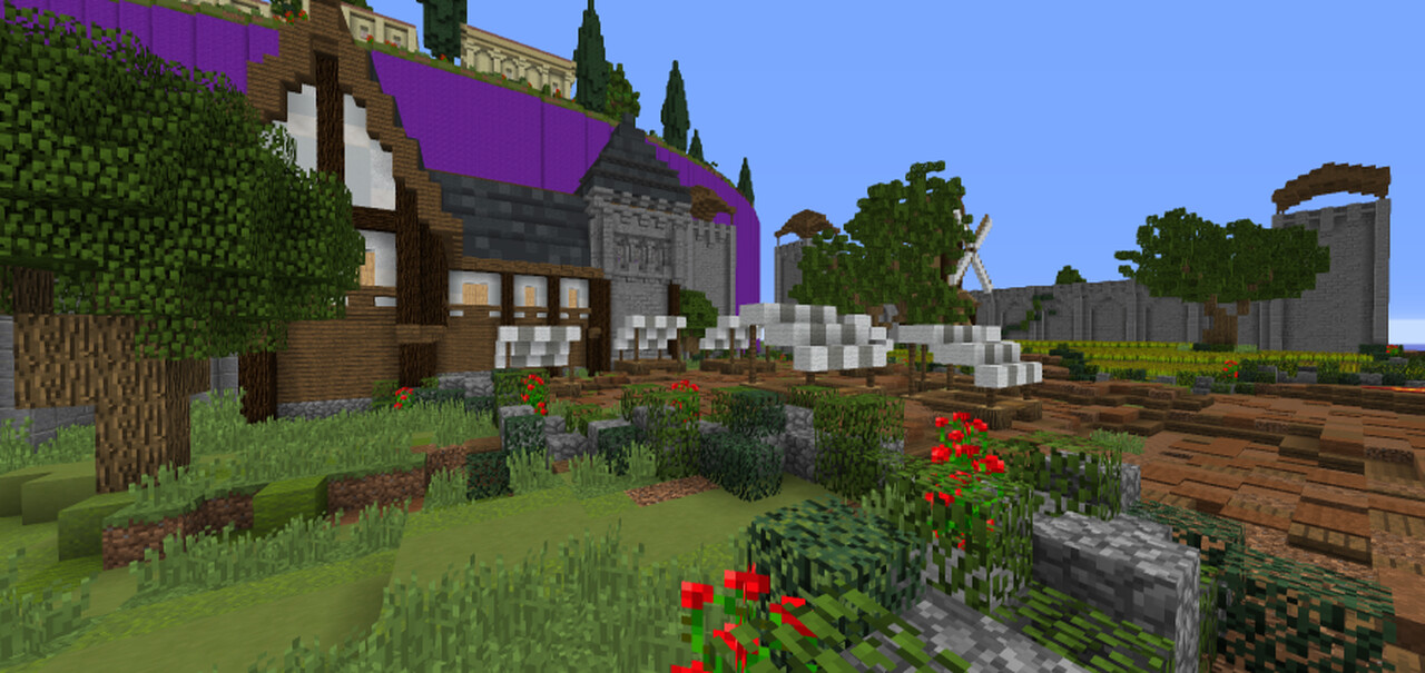 Small Castle KOTH Arena Minecraft Map