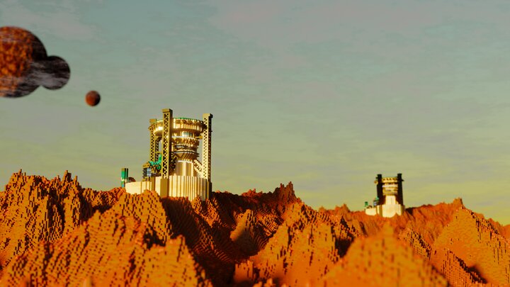 Martian Base speed build built on BR and the terrain made in ...