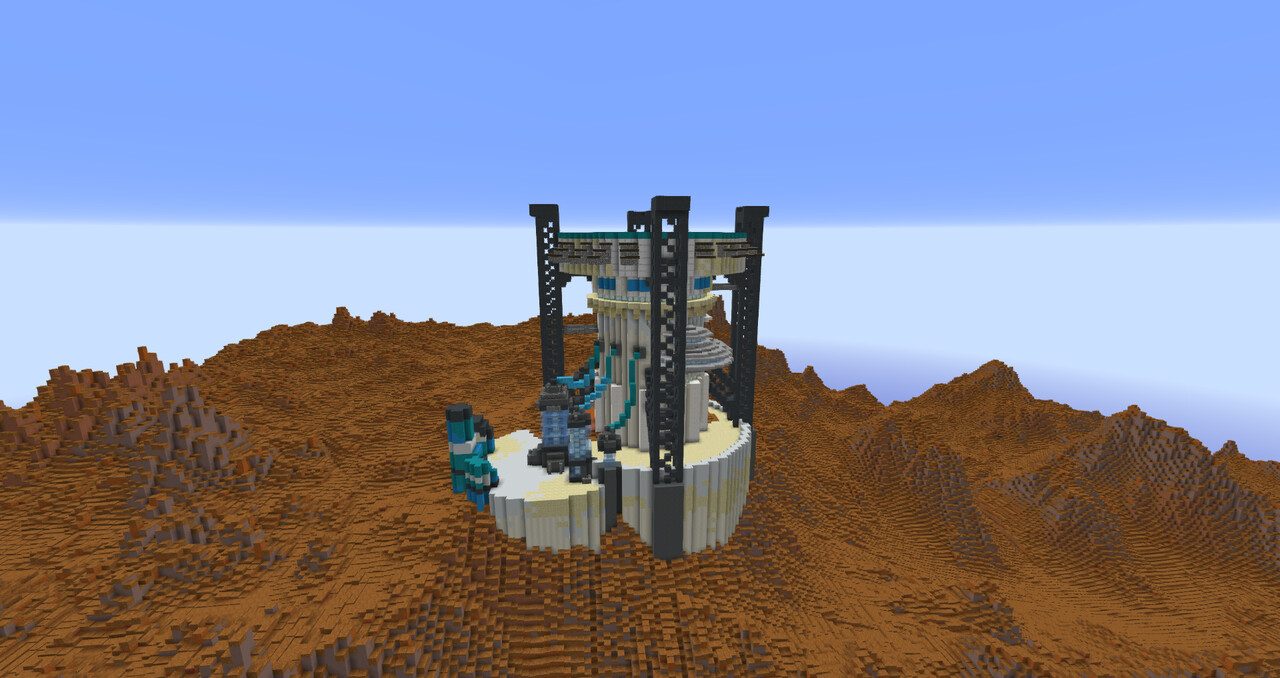 Martian Base speed build built on BR and the terrain made in ...