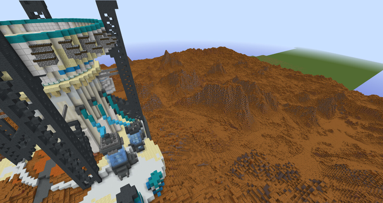 Martian Base speed build built on BR and the terrain made in ...