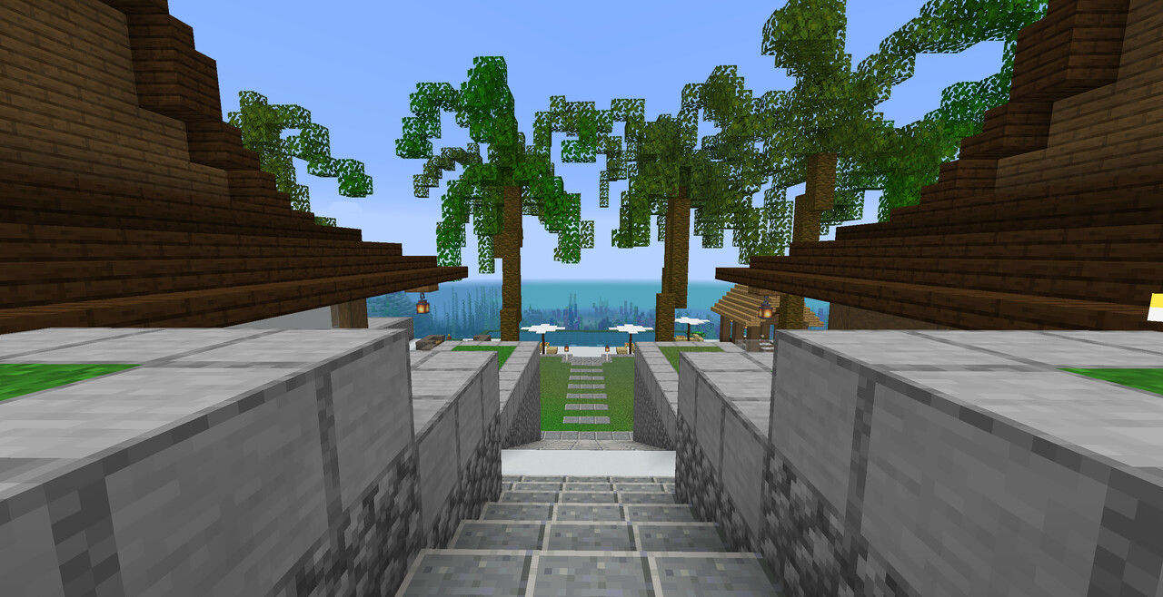 Tropical Beach House Minecraft Map
