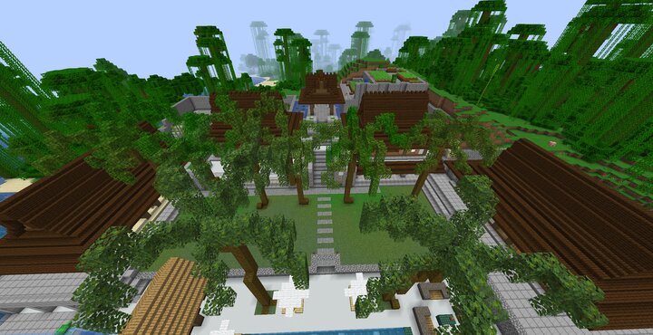 Tropical Beach House Minecraft Map