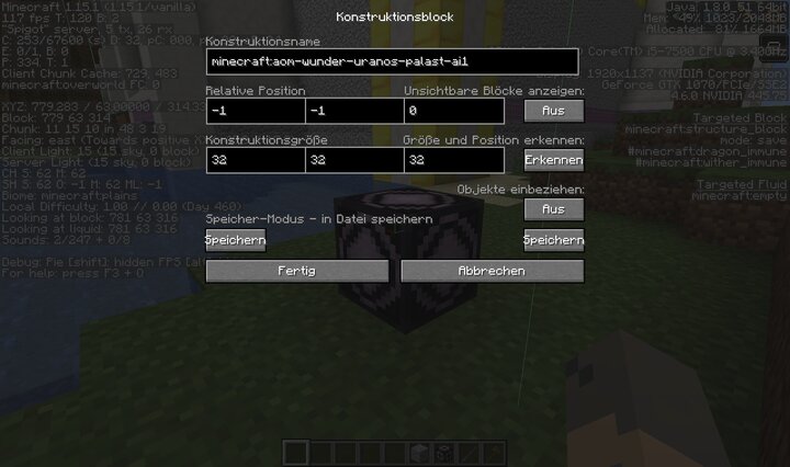 Age of Mythology Wonder "Oranos' Palace" Minecraft Map