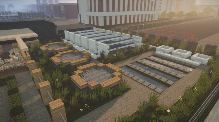 Rosalie Family Farm | Solar Wind Power Plants Minecraft Map