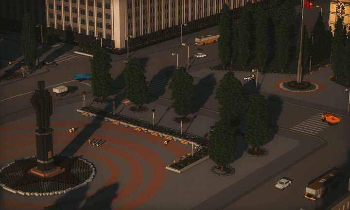 Lubyanka - Central building of the KGB of the USSR Moscow Minecraft Map