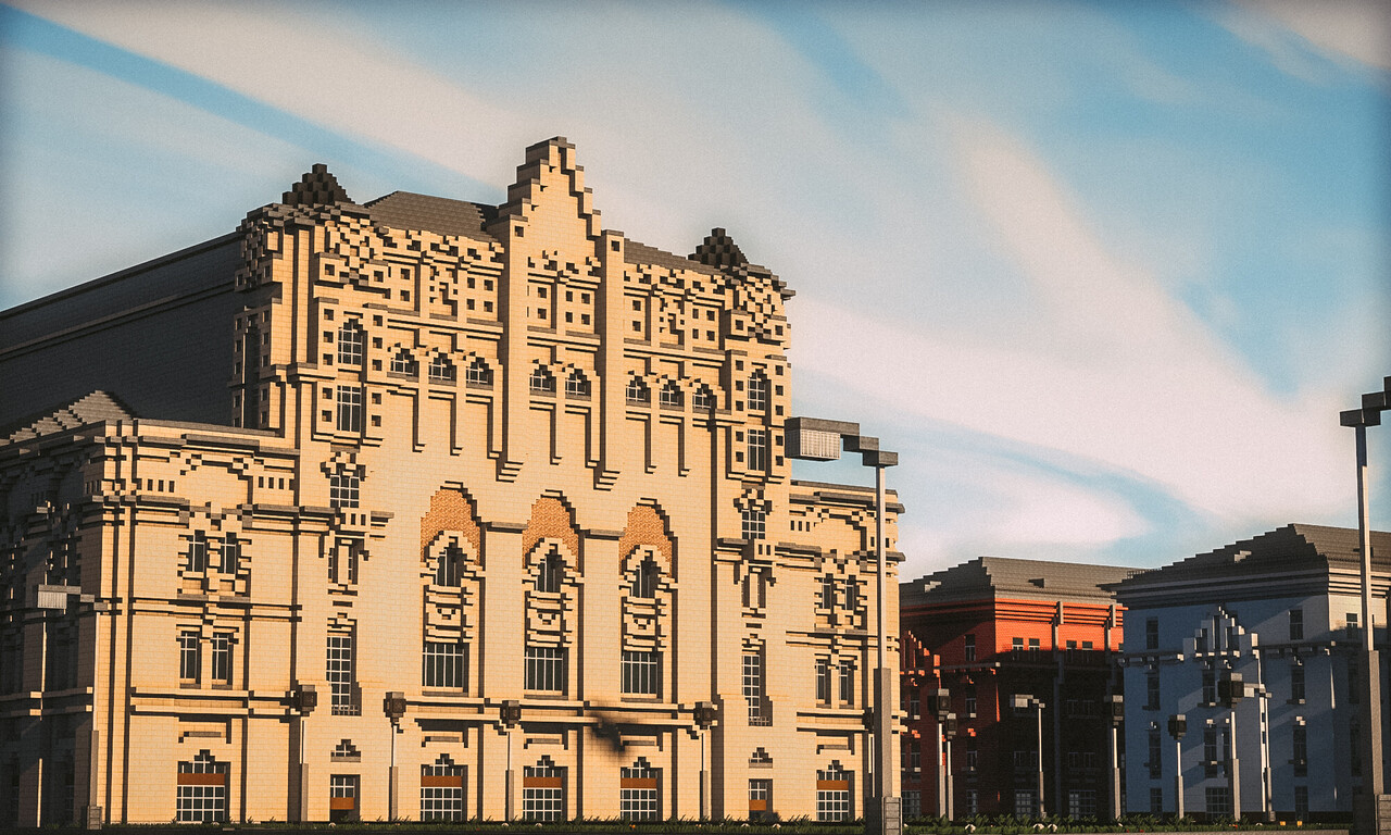 Lubyanka - Central building of the KGB of the USSR Moscow Minecraft Map